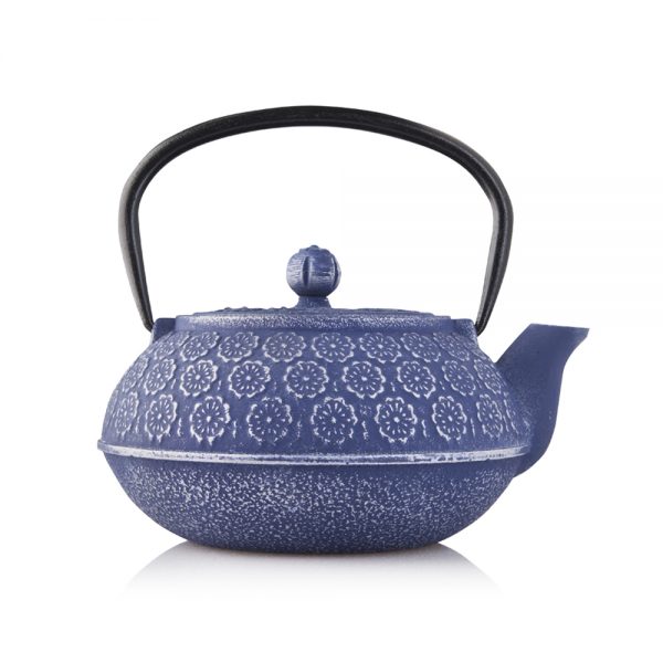 Cast Iron Teapot Blue Color 1000ml - Buy Cast iron teapot, blue cast ...